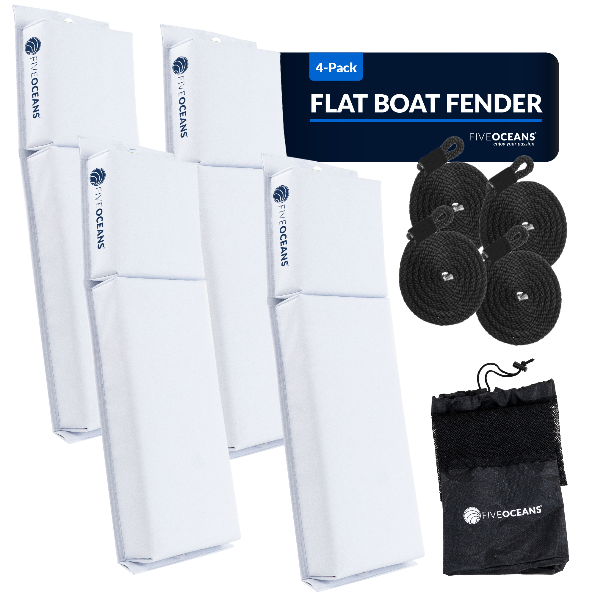 5" x 22" Attwood SoftSide Oval Mooring Fender, White - Walmart.com