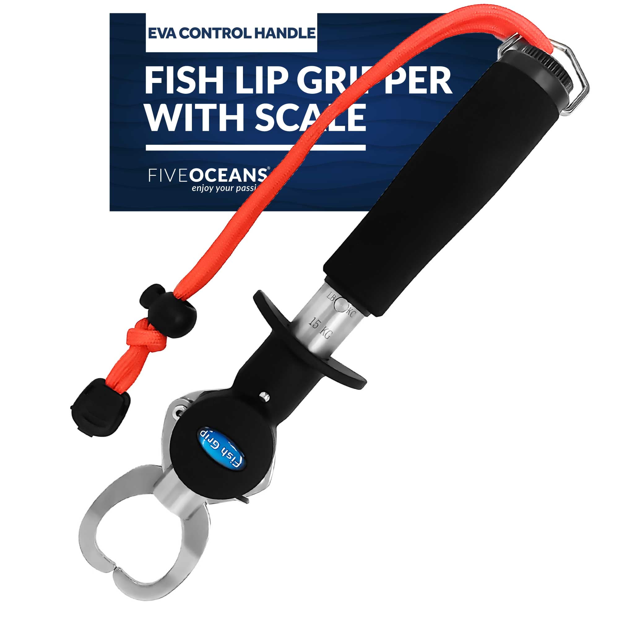 Five Oceans Five Oceans Fish Gripper, Stainless Steel Fish Lip Gripper ...