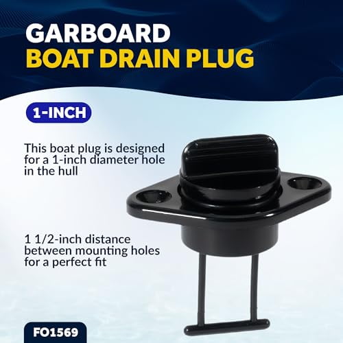 Five Oceans Kayak Drain Plug - Boat Plug - Boat Drain Plug - Captive ...