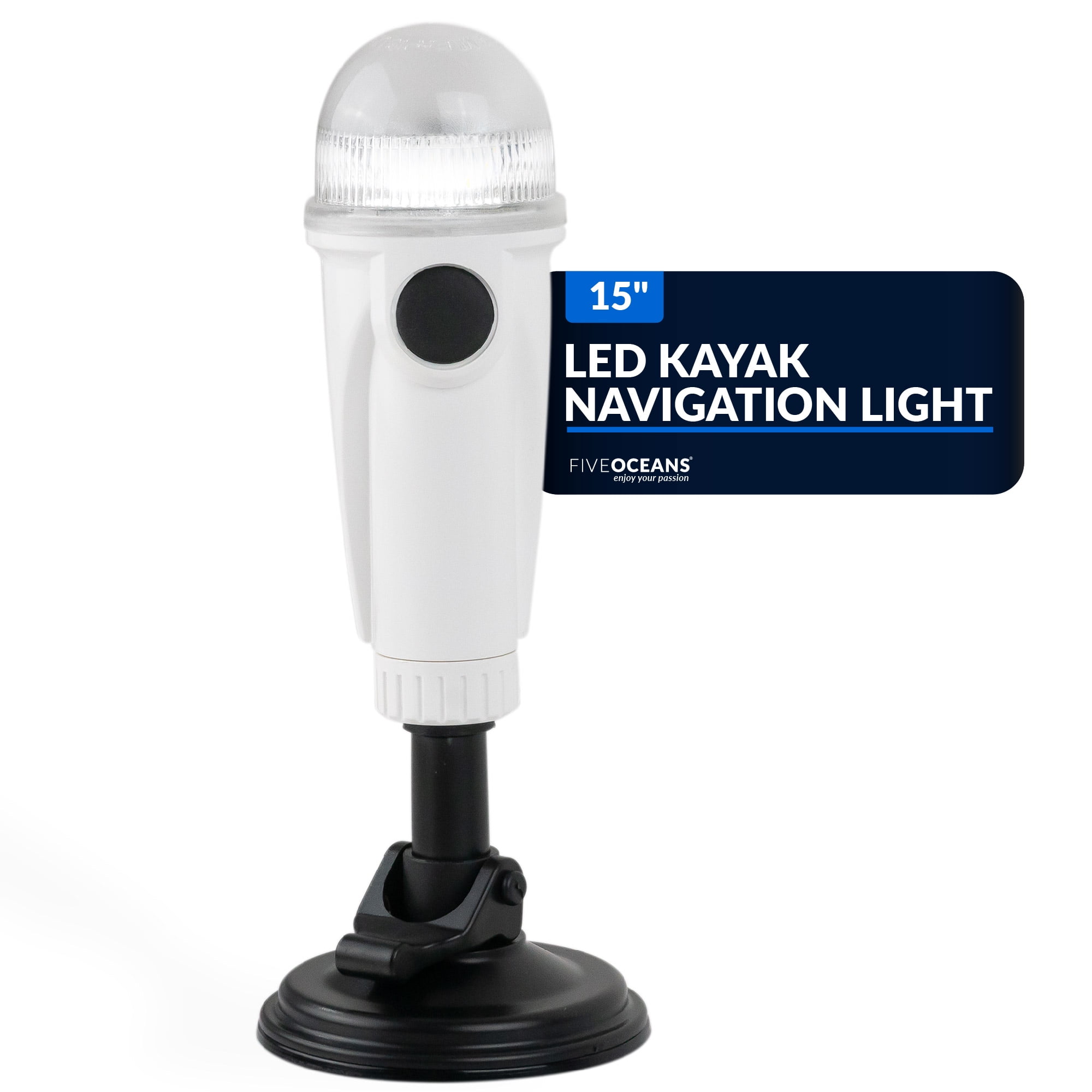 Five Oceans Kayak Lights - Stern Lights for Boats, Anchor Light, 15 ...