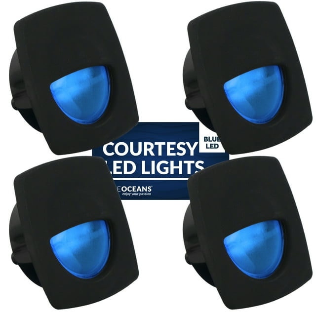 Five Oceans LED Companion Way Light, 4 Pack Marine Courtesy Lights ...