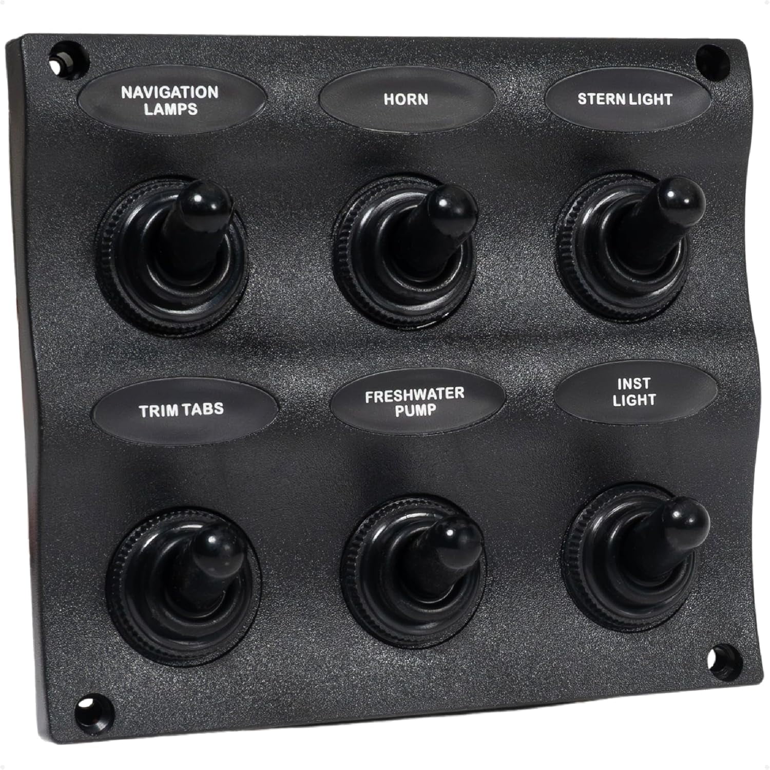 Five Oceans LED Gang Switch Panel - Marine Switch Panel Waterproof ...