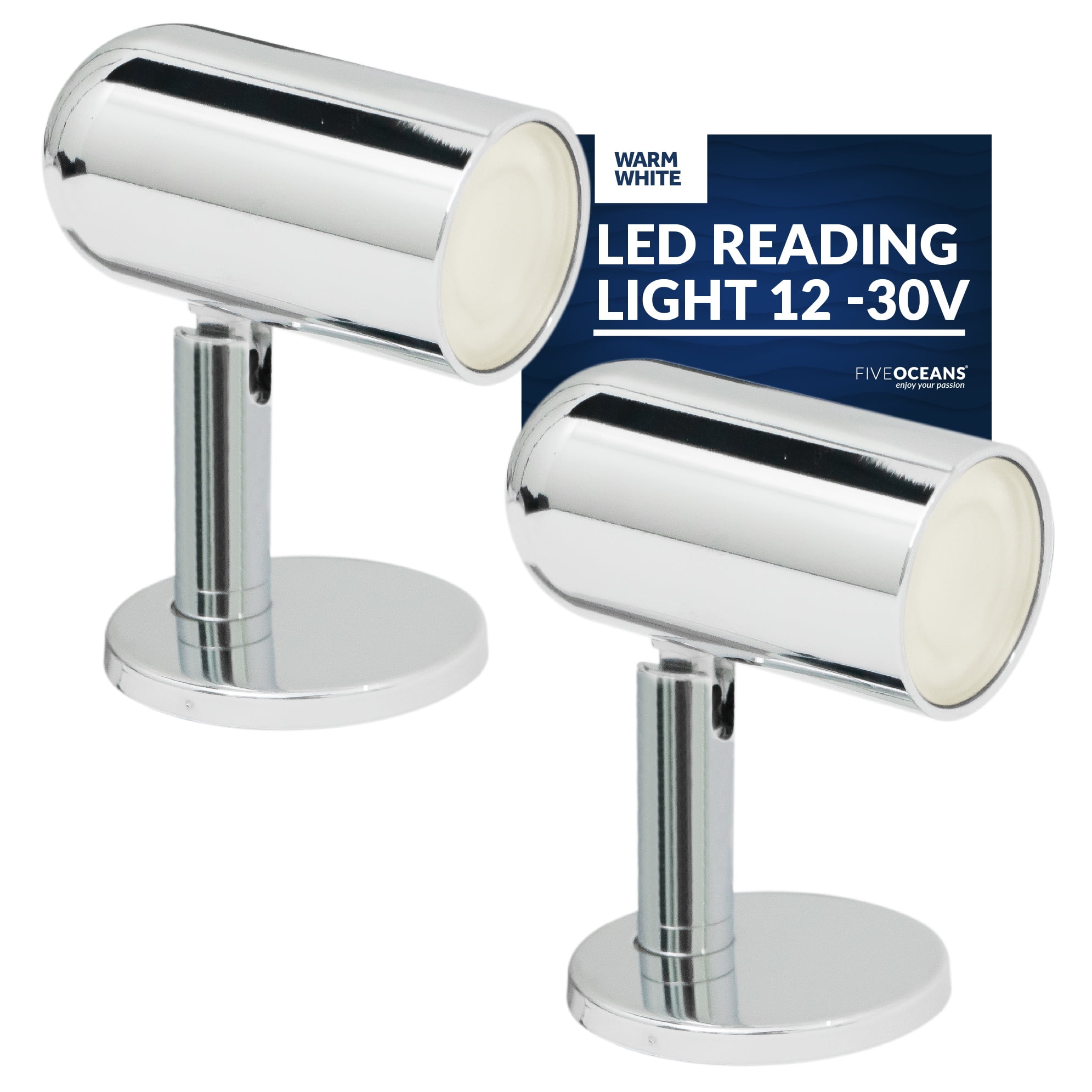 Five Oceans LED Reading Light, 2 Pack RV Interior Lights, LED Light ...