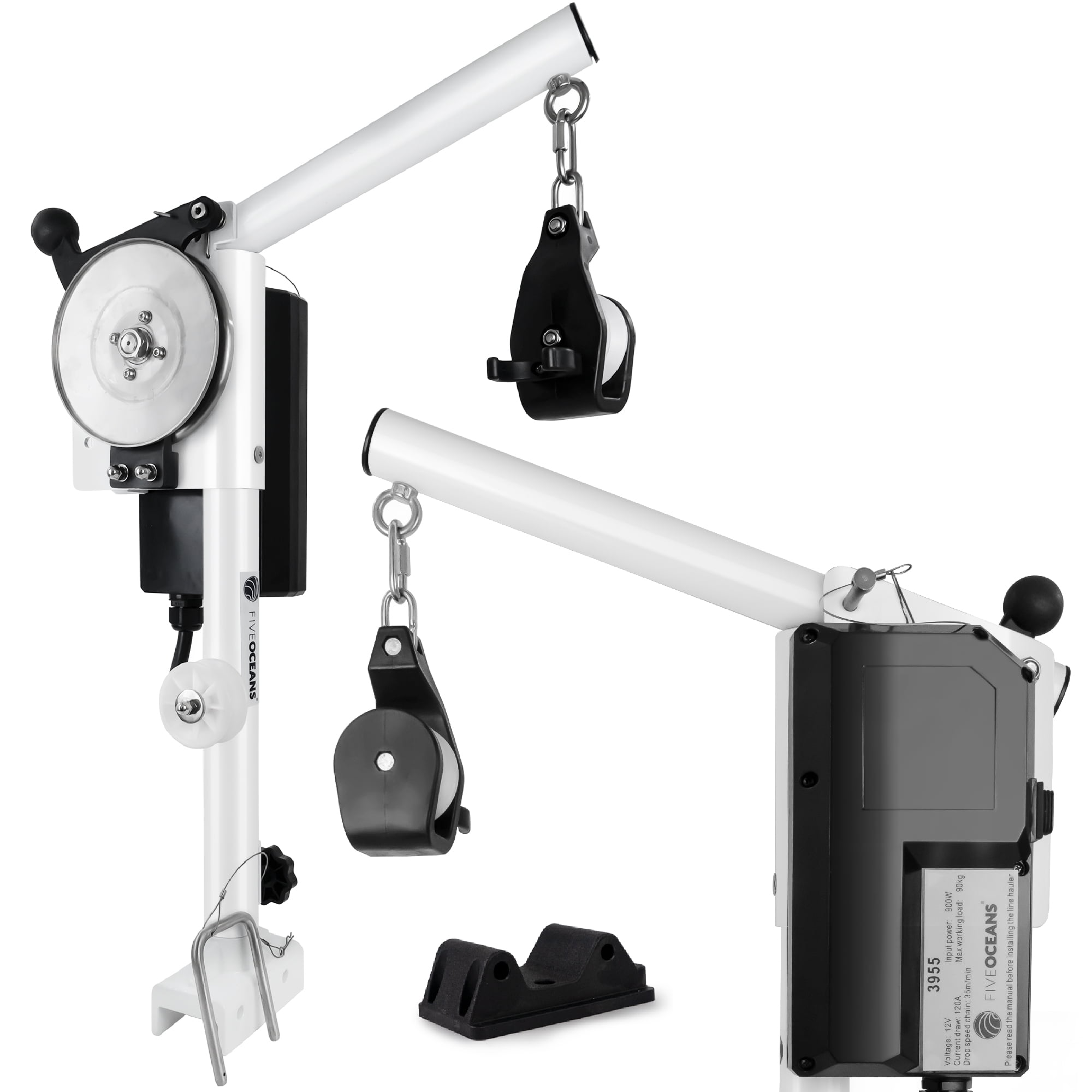 Five Oceans Pot Puller, 900W, IP66, 190lb Trap Cap. for Crab, Prawn ...