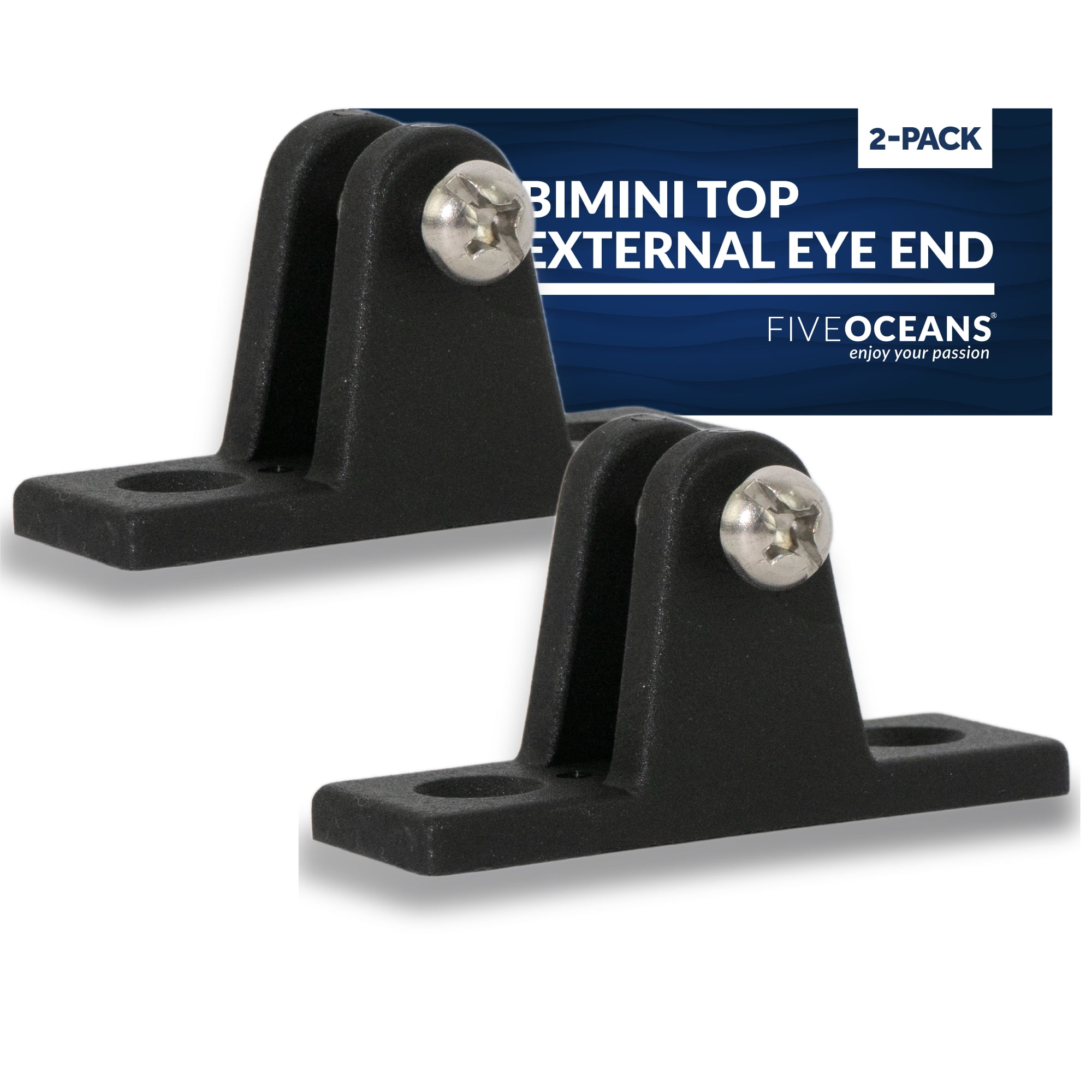 Five Oceans Marine Bimini Top 90 Degree Deck Hinge with Screw Pin ...