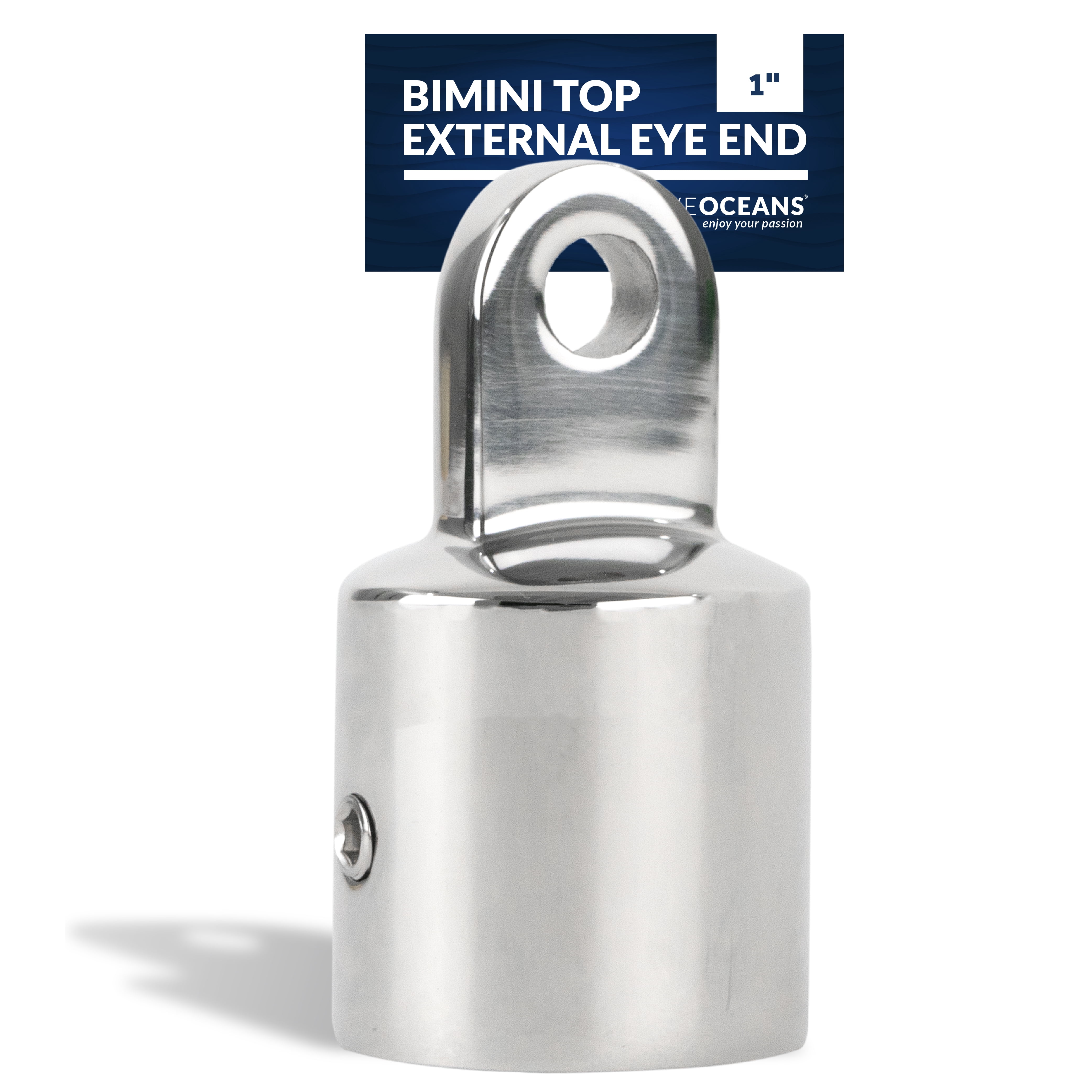 Five Oceans Marine Bimini Top External Eye End, 1 Inch Heavy Duty ...
