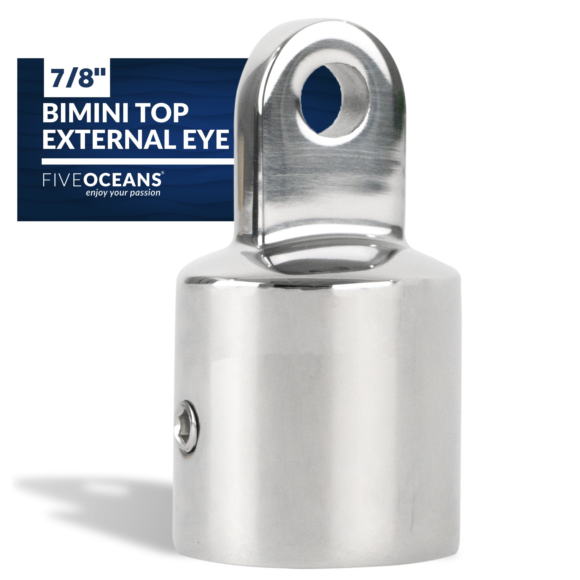 Five Oceans Marine Bimini Top External Eye End, 7/8 Inch Heavy Duty ...