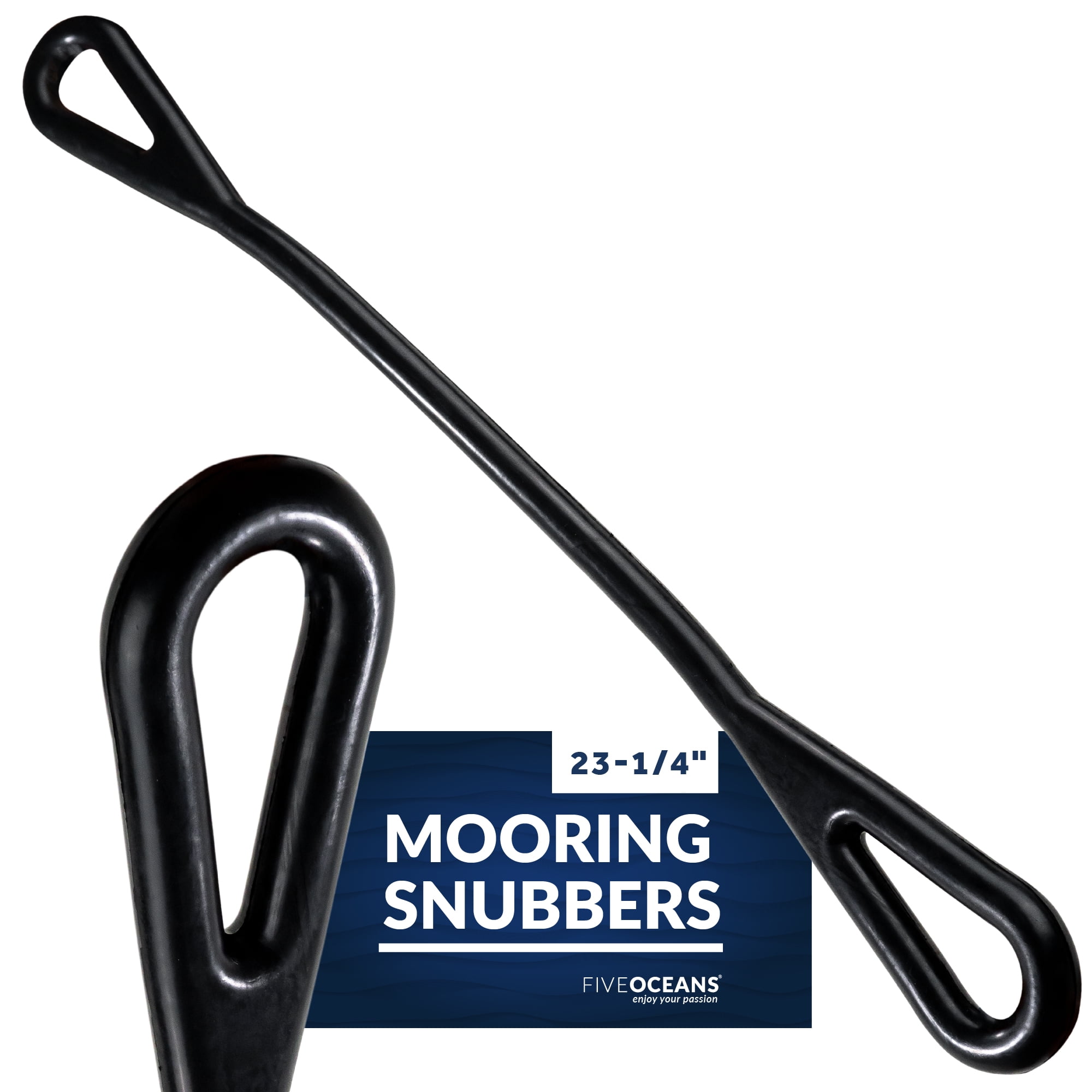 Five Oceans Marine Boat Mooring Line Rubber Snubbers Shock Absorber, 23 ...