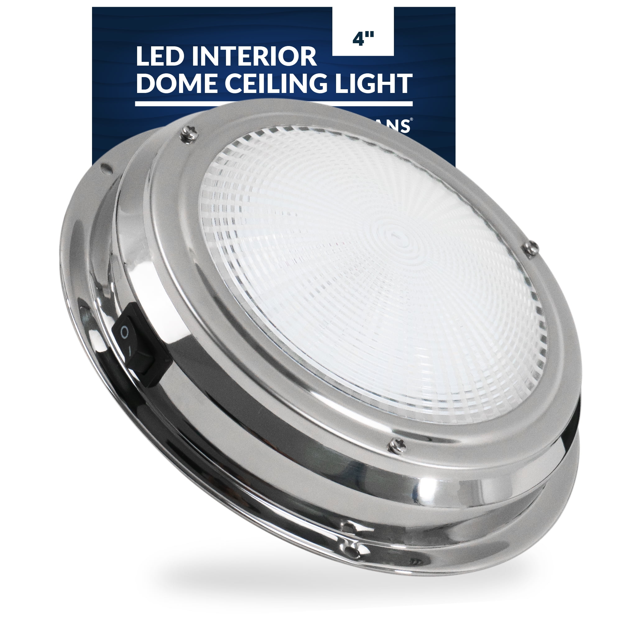 Five Oceans Marine Led Interior Dome Ceiling Light Daylight White Led ...