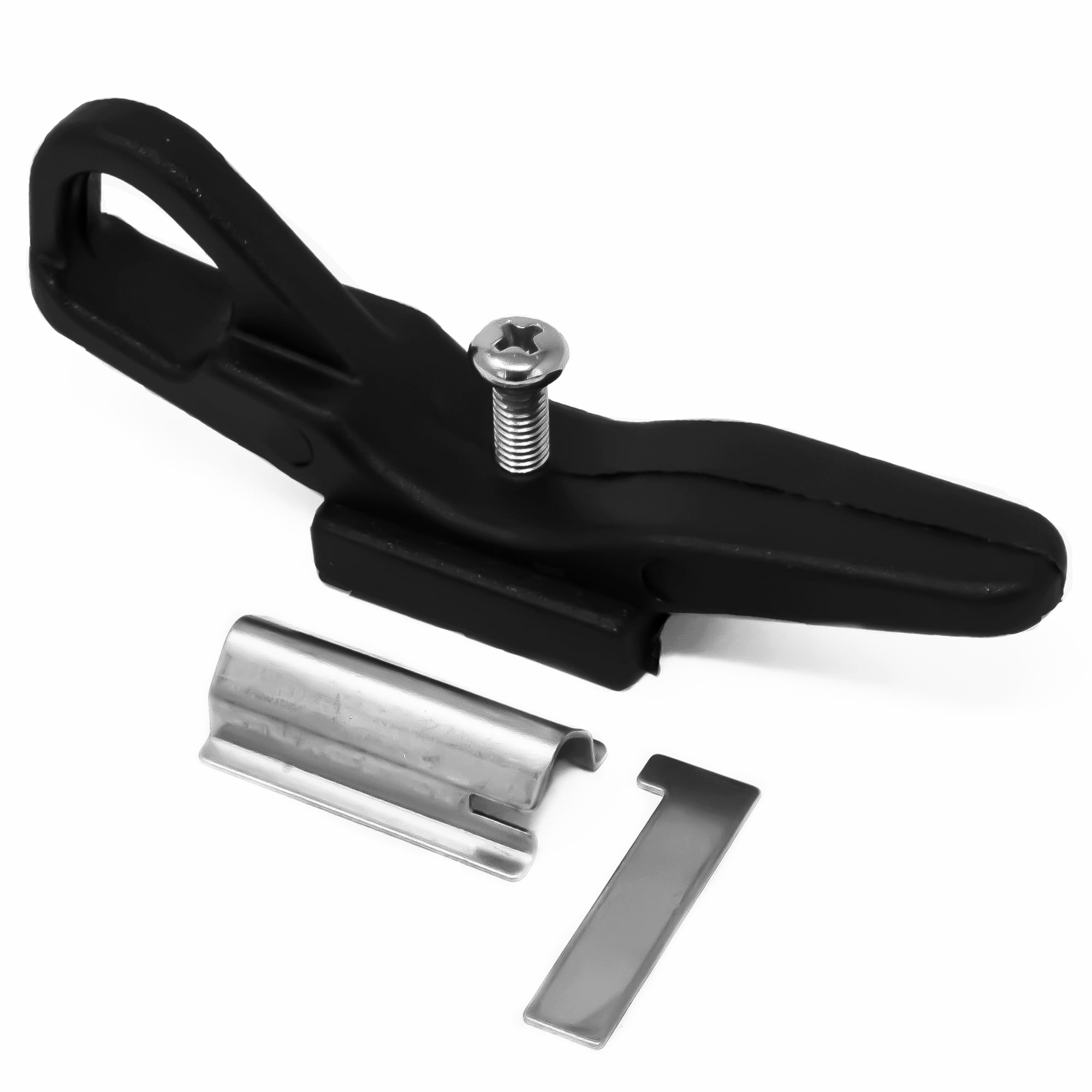 Five Oceans Nylon Shroud Mounted Halyard Cleat with Stainless Steel ...