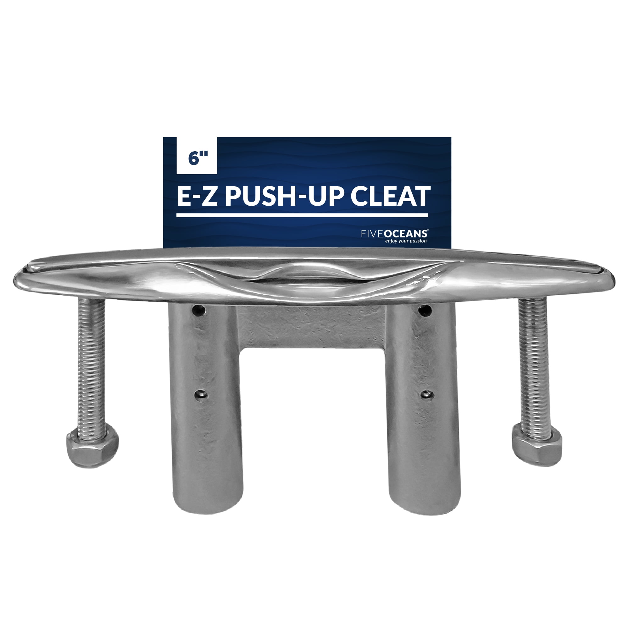 Five Oceans Stainless Steel E-Z Push-Up Cleat, 6" FO1771 - Walmart.com