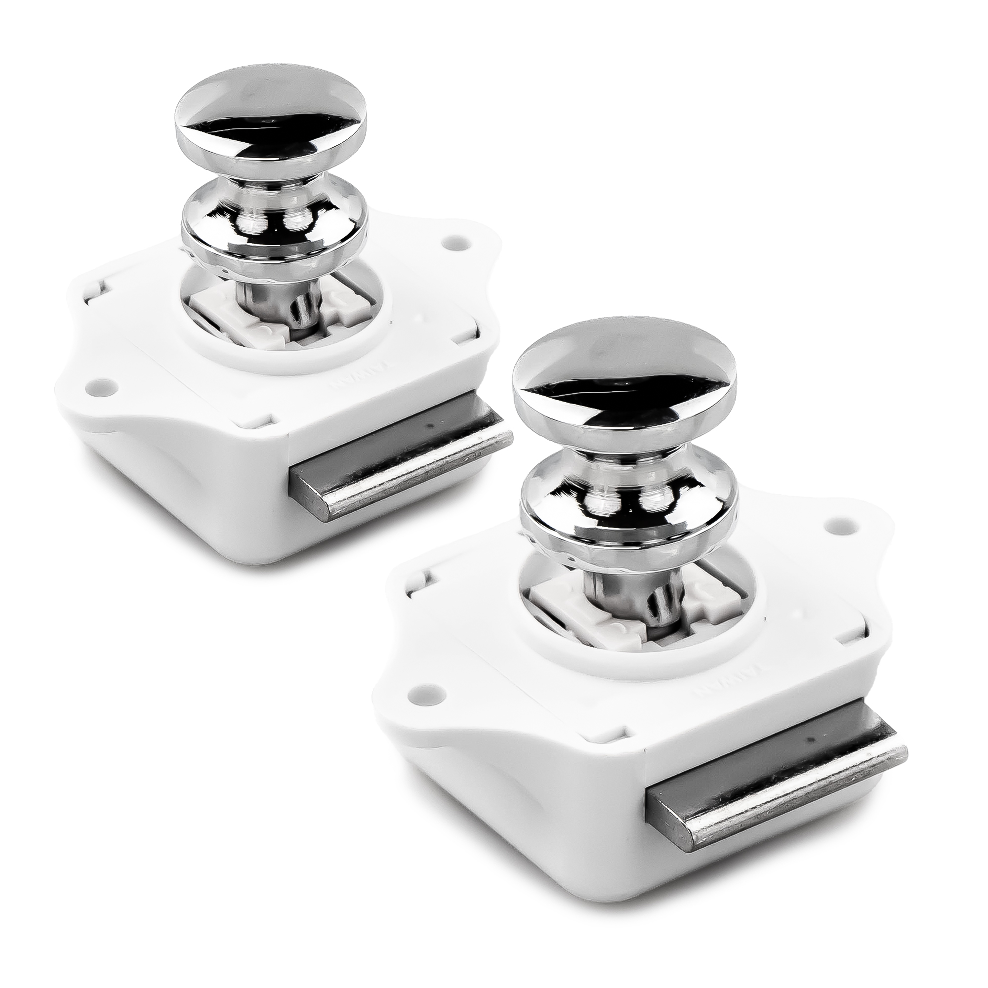 Sea-Dog Line Push Button Rim Latch, Chrome - Walmart.com