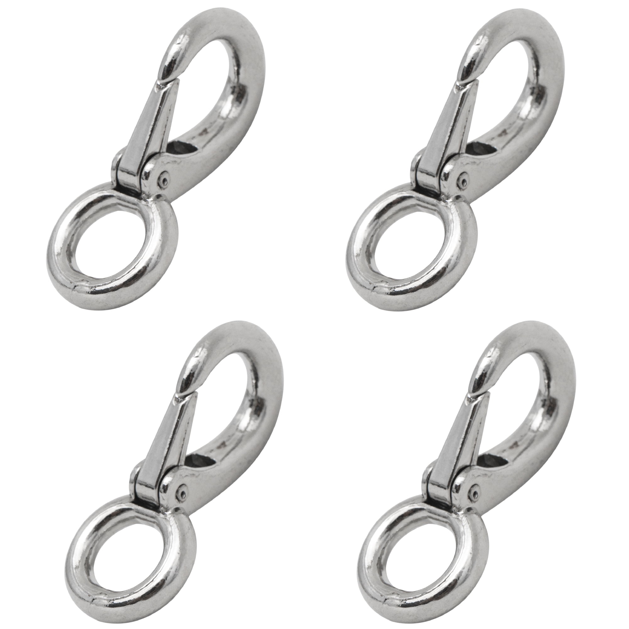 Five Oceans Swivel Eye Bolt Snap Hook, Marine Grade Nickel Plated Zinc ...