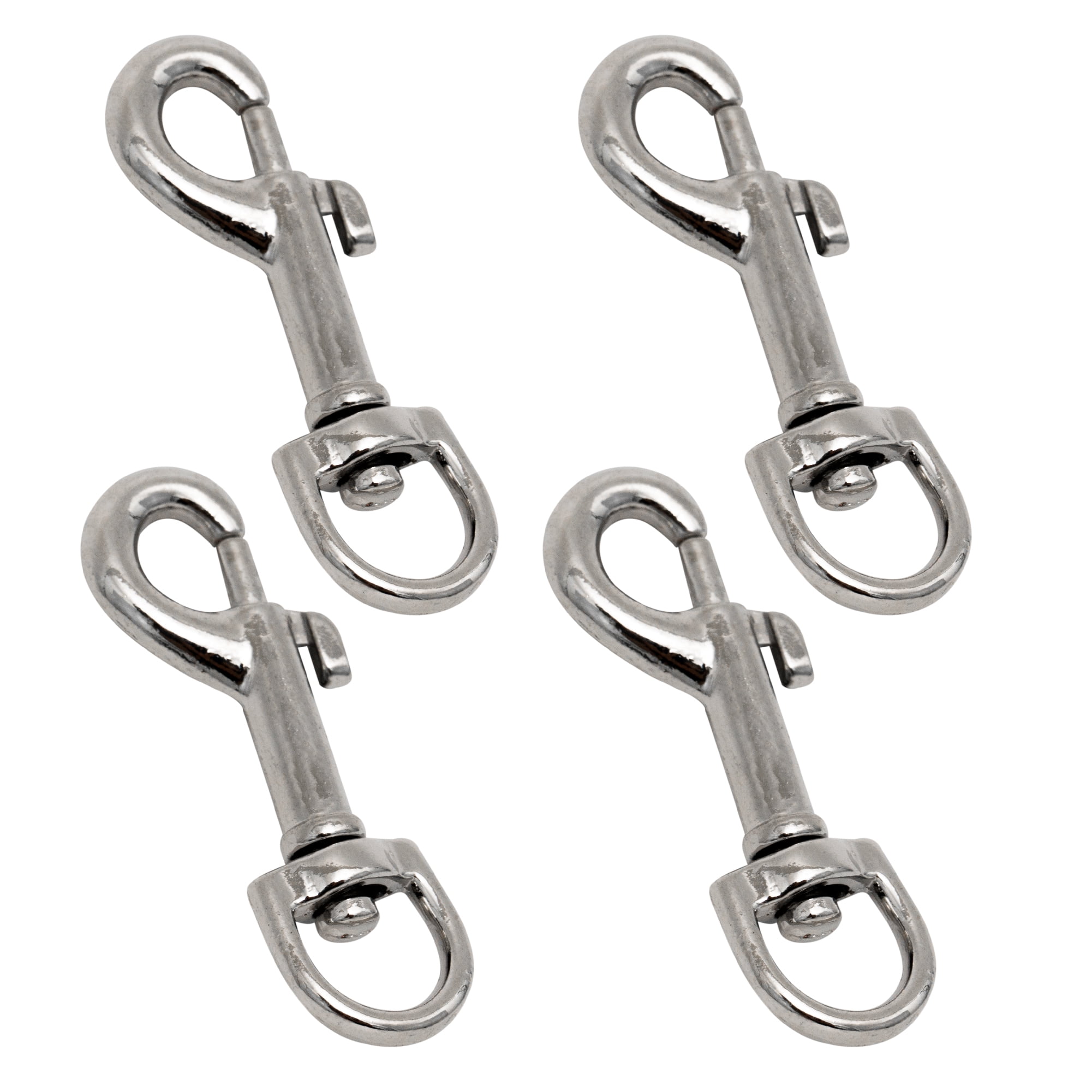 Five Oceans Swivel Round Eye Bolt Snap Hook, Marine-Grade Nickel Plated ...