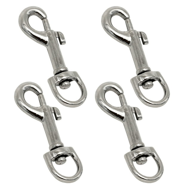 Five Oceans Swivel Round Eye Bolt Snap Hook, Marine-Grade Nickel Plated ...