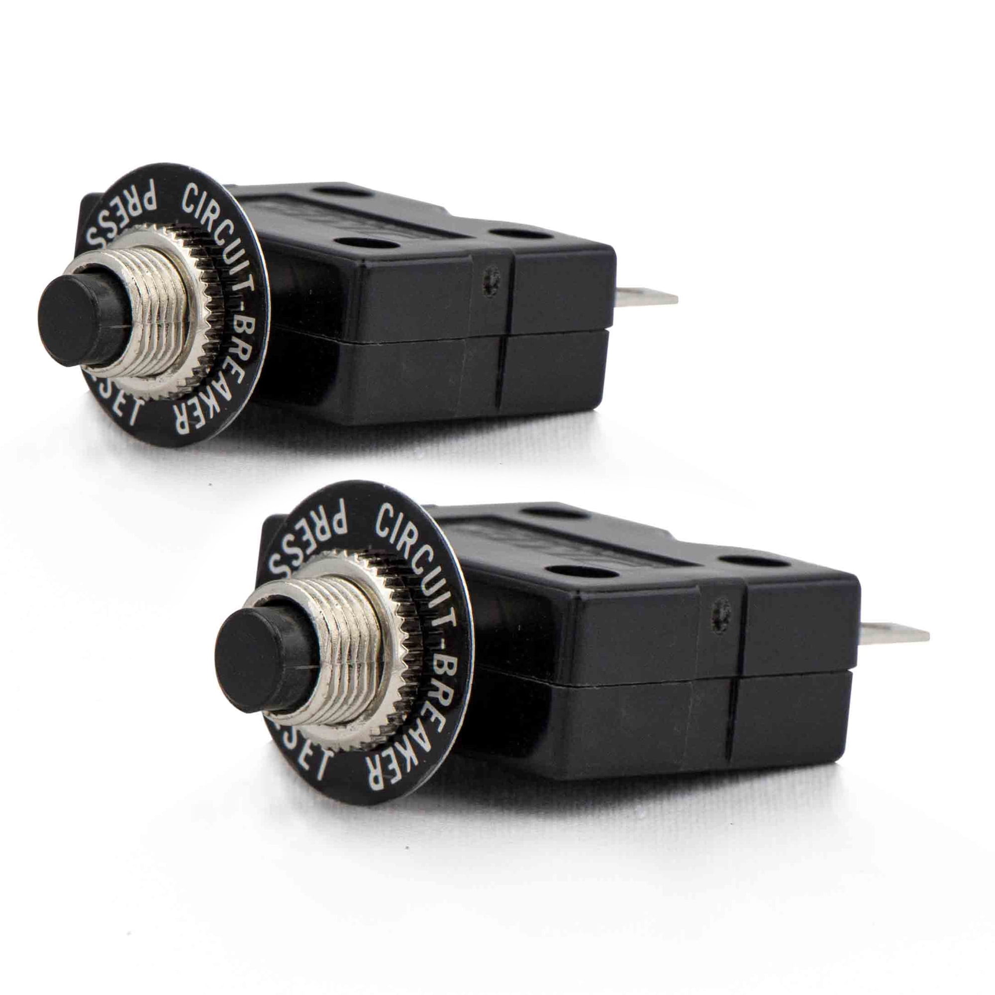 Five Oceans Terminal Circuit Breaker with Reset Button, 5 Amp (Pair ...