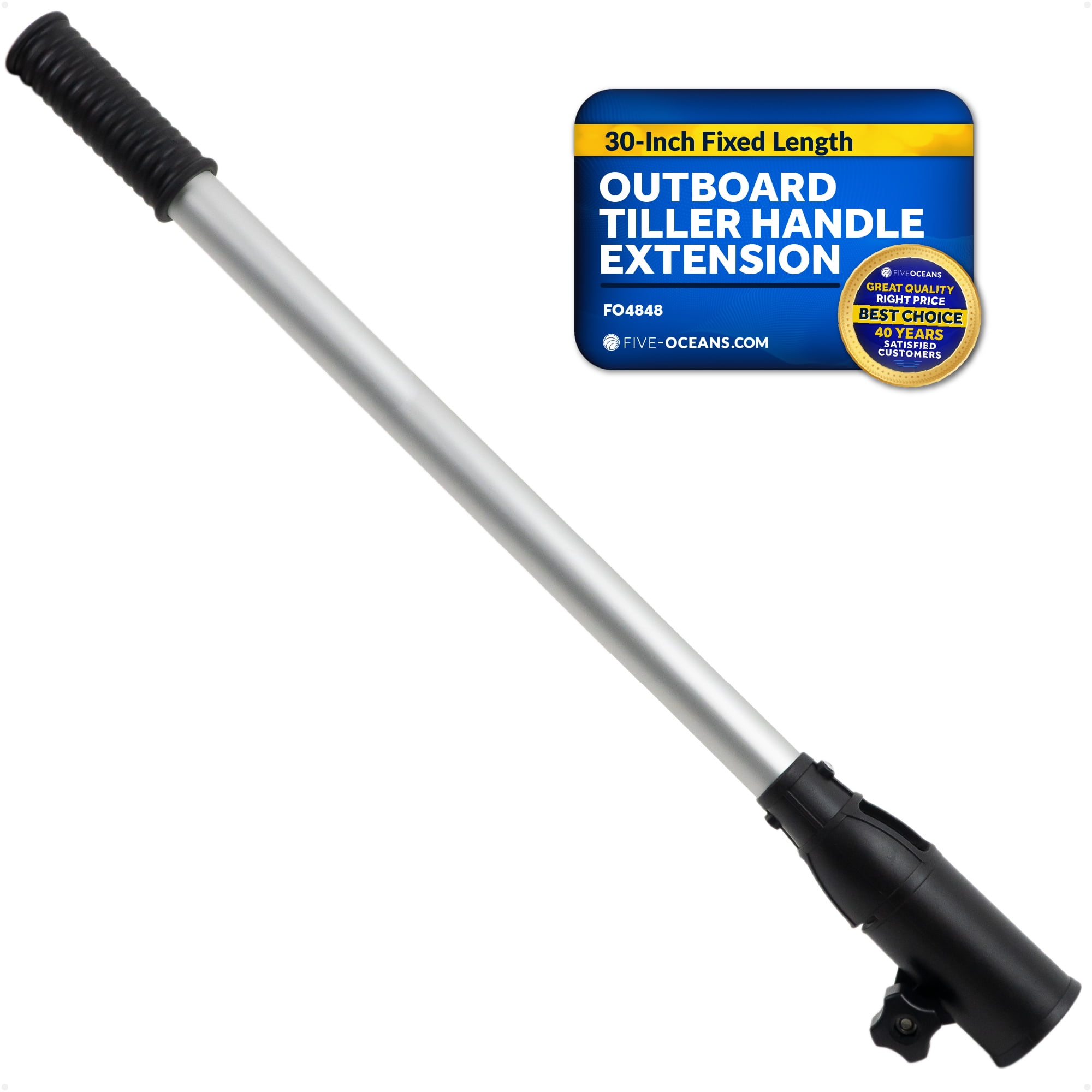 Five Oceans Tiller Handle Extension for Outboard Motors, 30-Inch Fixed ...