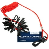 Attwood 7591-6 Universal Boat Kill Switch Key Set for Johnson, Evinrude ...