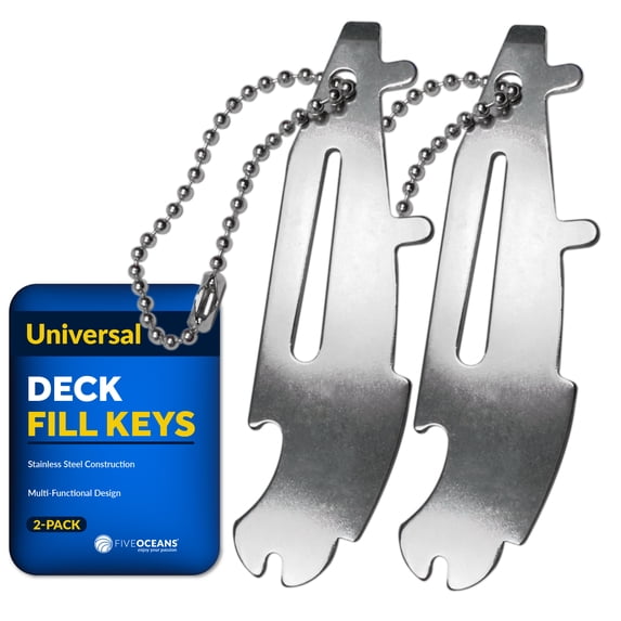 Five Oceans Universal Deck Fill Keys - Boat Gas Cap Key Tool for Gas ...