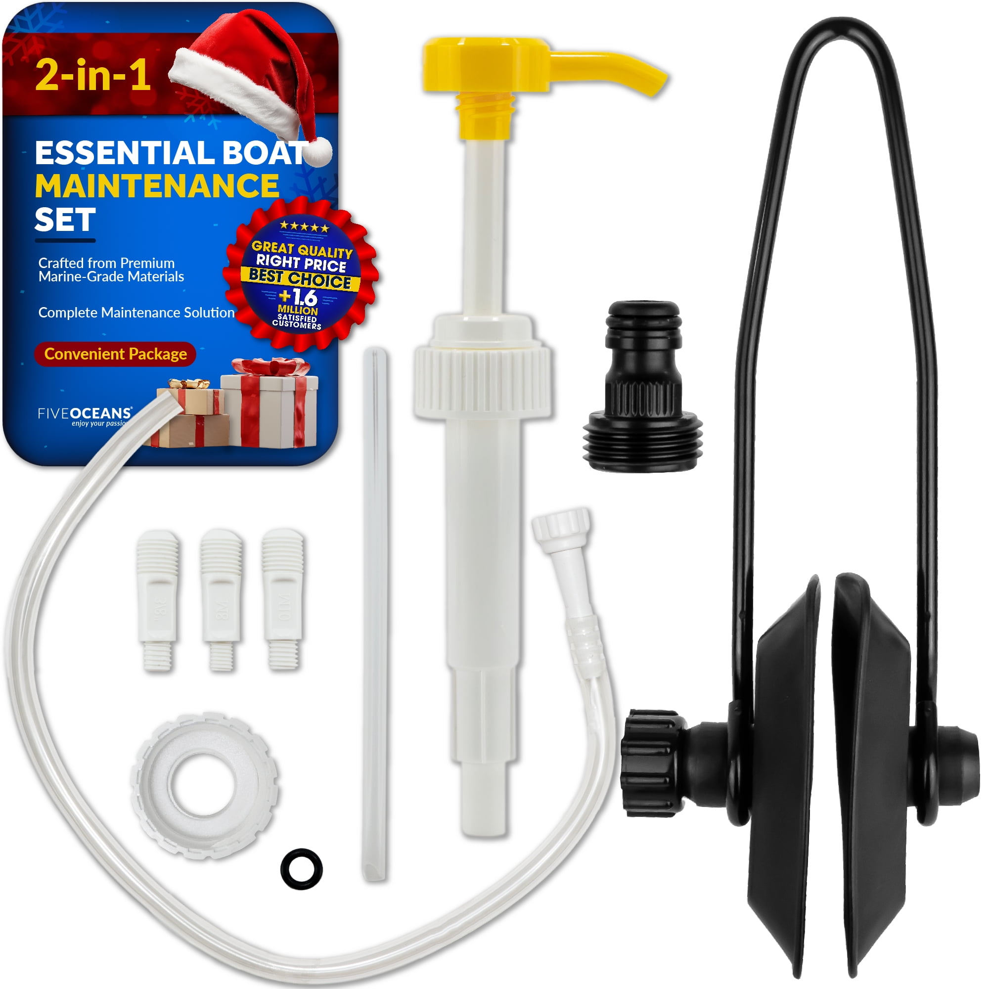 Five Oceans Universal Outboard Motor Flusher Rectangular Muffs & Gear ...