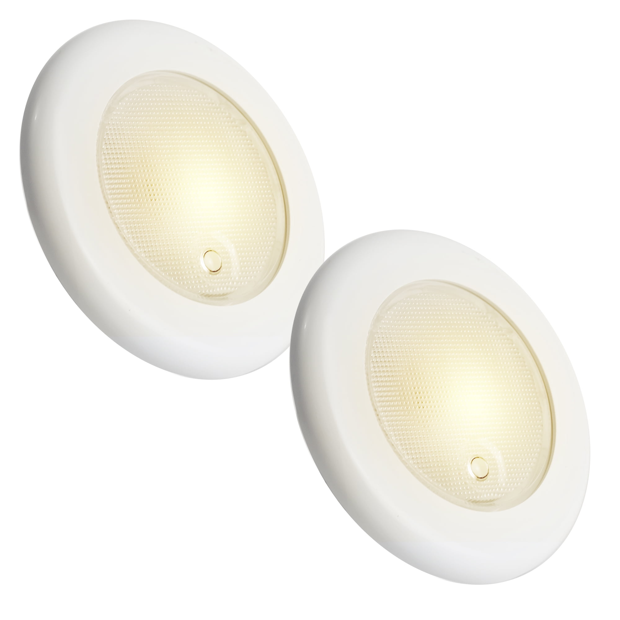 Five Oceans White Tap Touch On/Off Ceiling Light, Pair FO2198-M2 ...