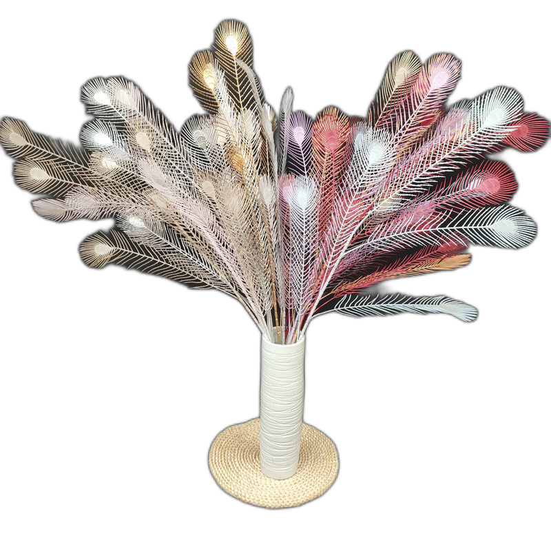 Five Plastic Phoenix Simulation Peacock Tail Marriage Celebrating ...