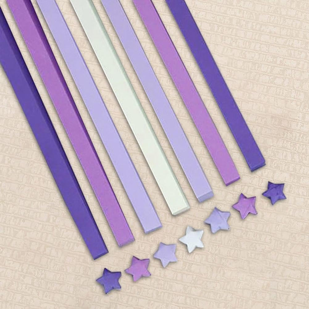 Five-Pointed Star Origami, 27 Assortment Colors Paper Star Strips ...