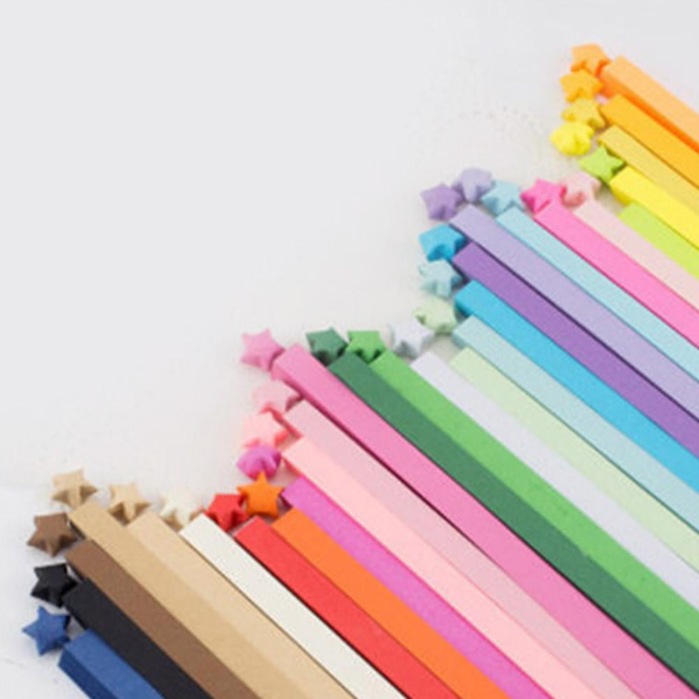 Five-Pointed Star Origami, 27 Assortment Colors Paper Star Strips ...