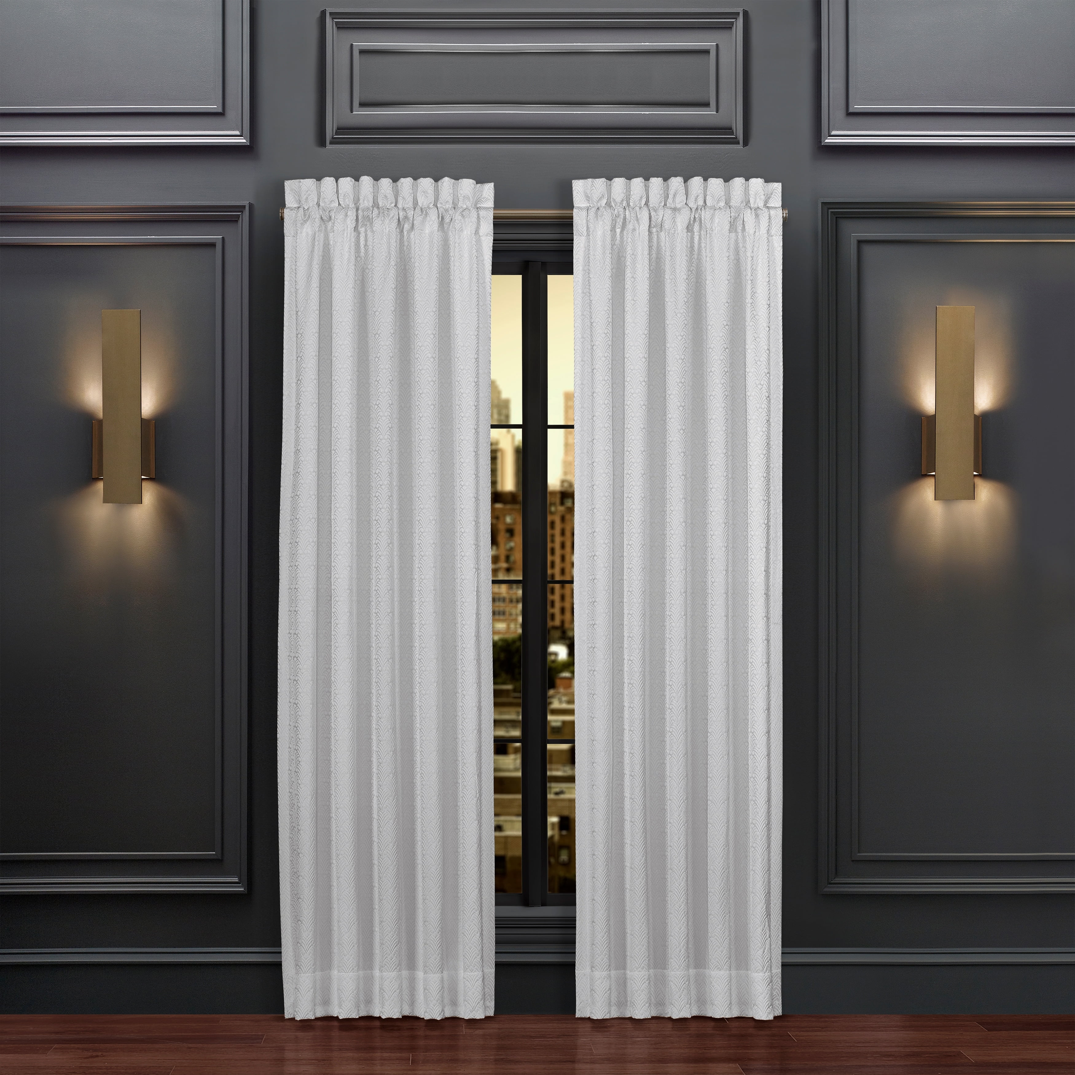 Five Queens Court Belize Window Panel Pair 95 Inches - Walmart.com