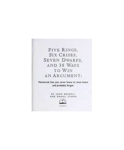 Pre-Owned Five Rings, Six Crises, Seven Dwarfs and Thirty-Eight Ways to ...