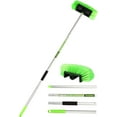 Five-Sided Car Wash Brush with Long Handle，Soft Bristle Scrub Cleaning ...