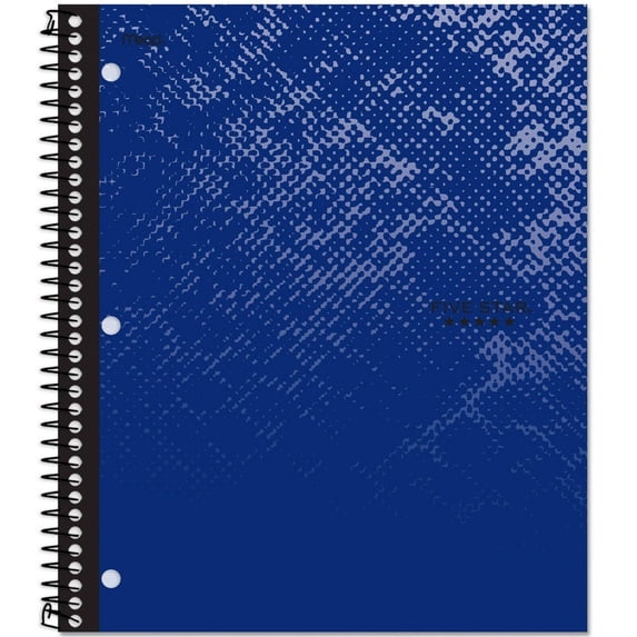 Five Star 1 Subject College Ruled Spiral Notebook, Water-Resistant, 100 ...