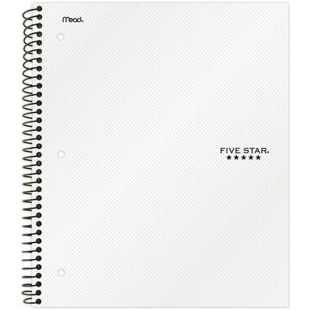 Five Star Advance Notebook, 1 Subject, College Ruled, Assorted, 6 Pack ...