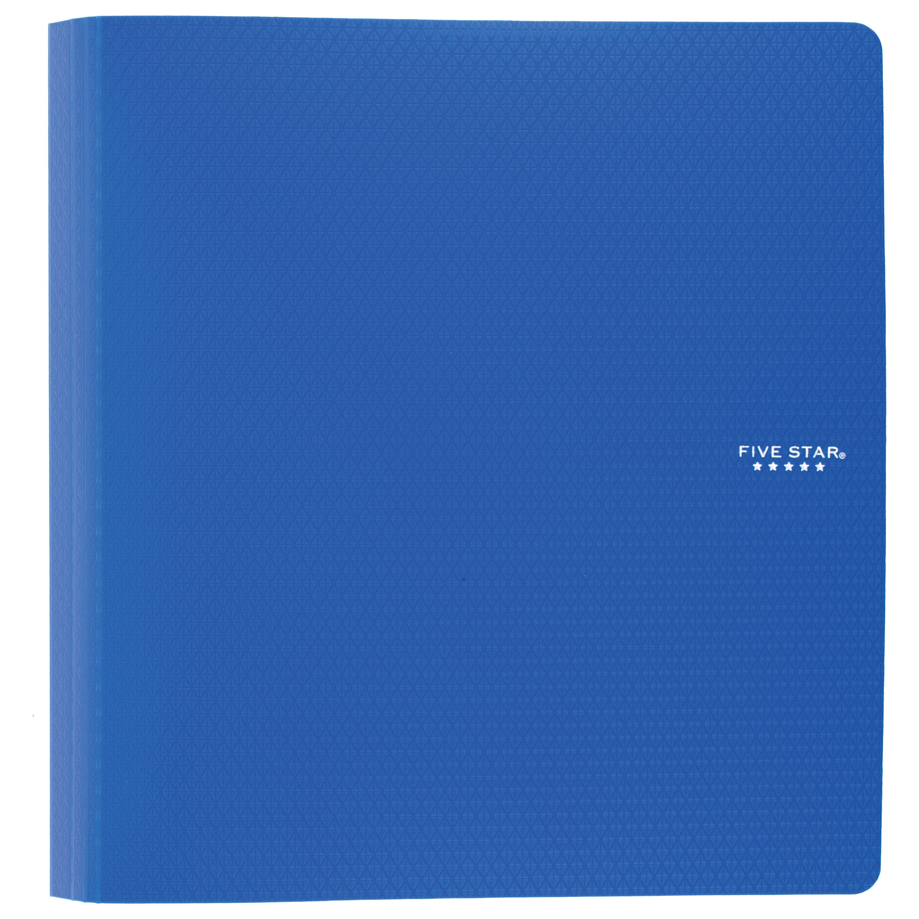 Five Star 2" Plastic Binder, 475 Sheet, Cobalt Blue, 11 3/4" x 11 ...