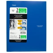 Five Star School Paper Folder, 2-Pocket Stay-Put Plastic, Red (72109 ...
