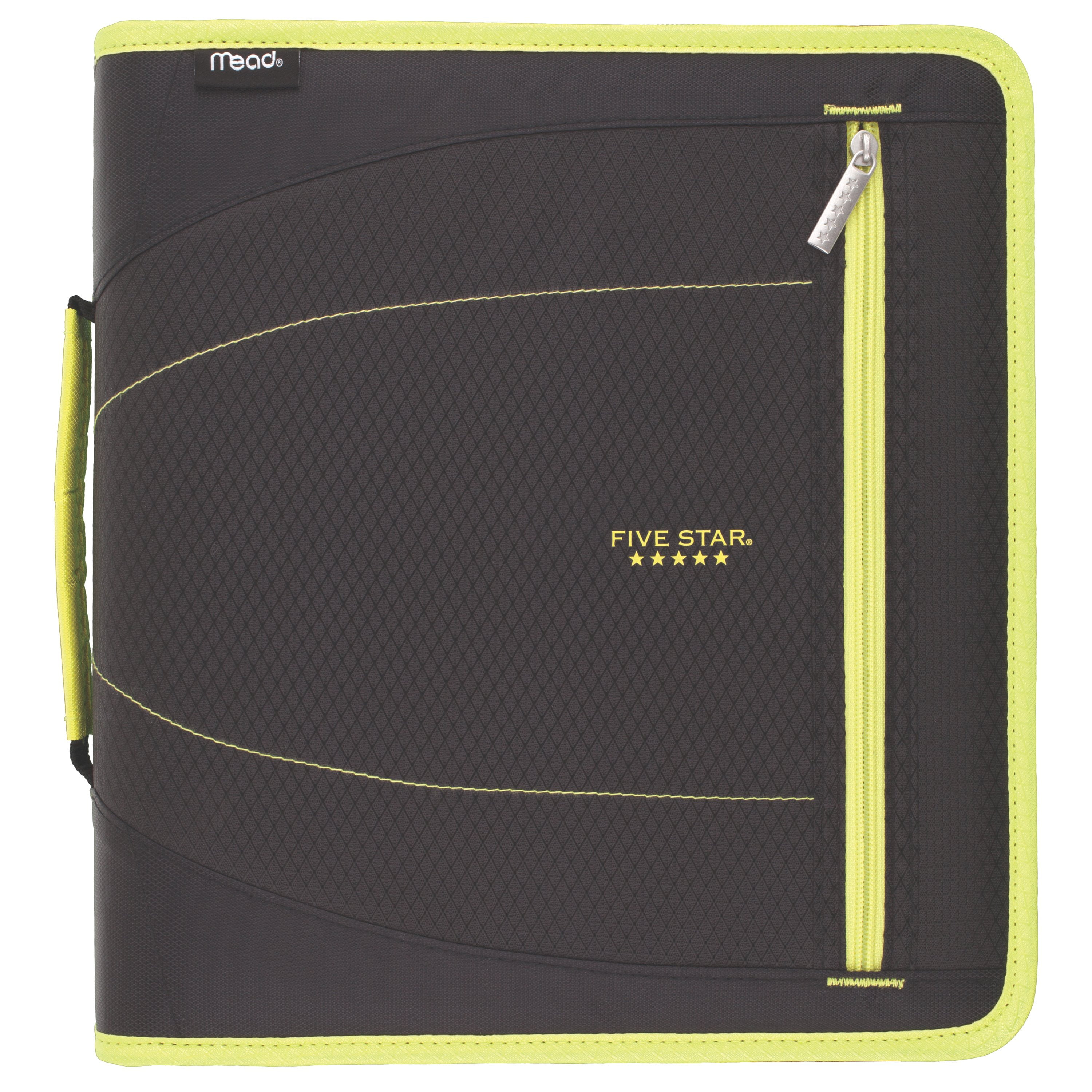 Five Star School 2" Zipper Binder with Multi Pockets & Three Ring, 380 ...