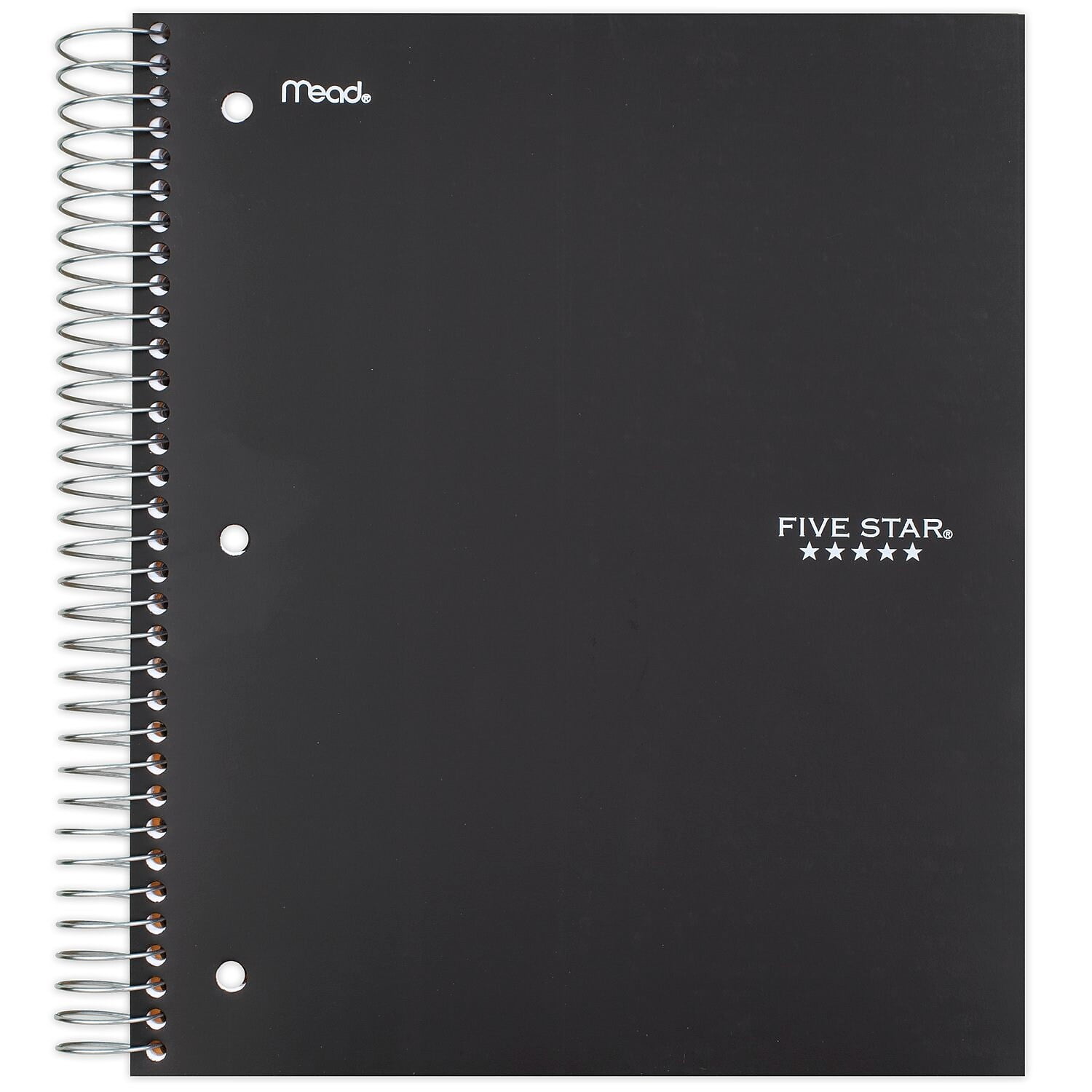 Five Star 3 Subject Wide Ruled Wirebound Notebook, Color Choice Will ...
