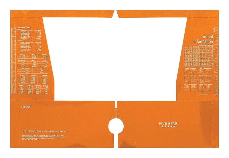 Five Star 4 Pocket Folders, Assorted Colors, 4 Pack - Walmart.com