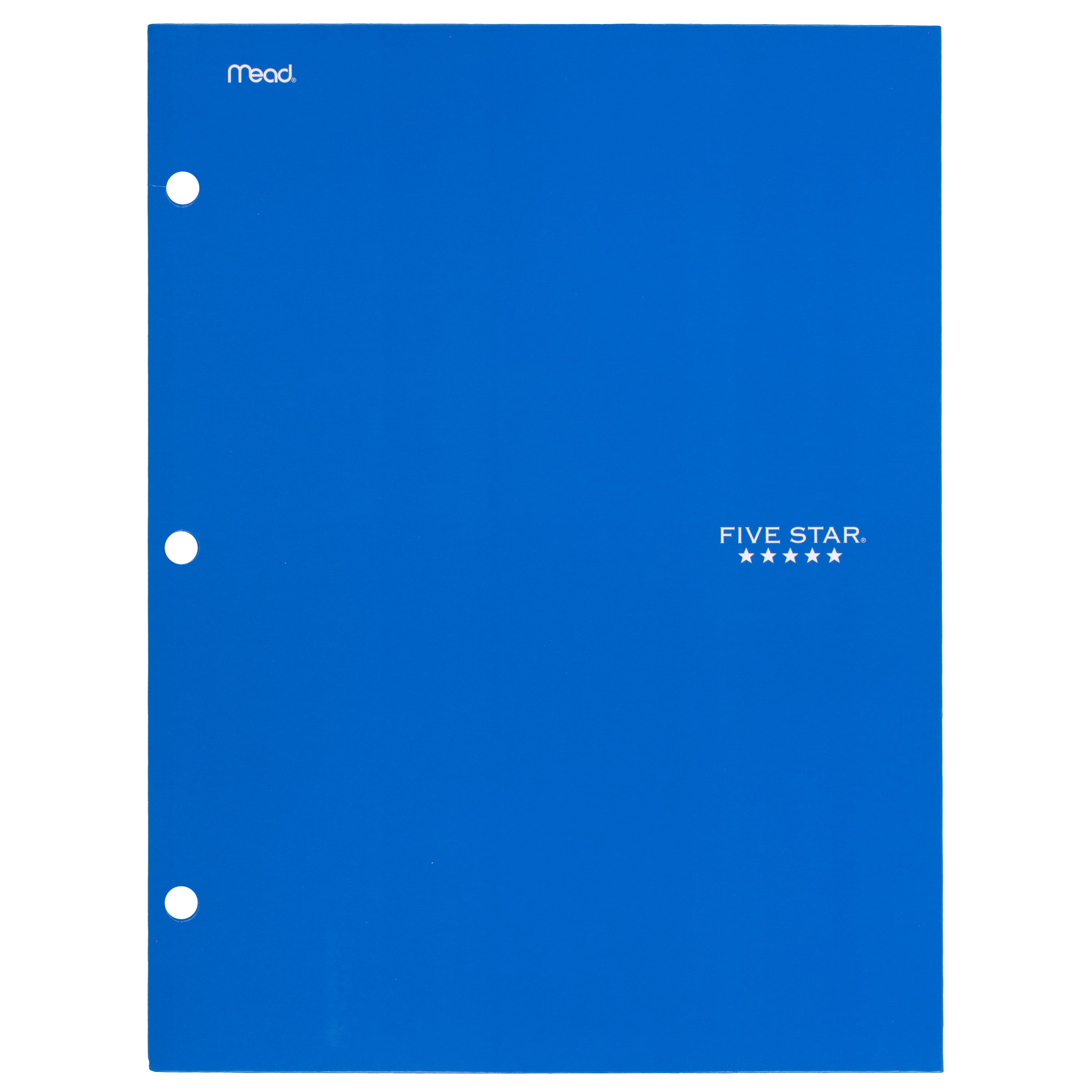Five Star 4-Pocket Paper Folder,12.5" x 9.5" Blue, (72095) - Walmart.com