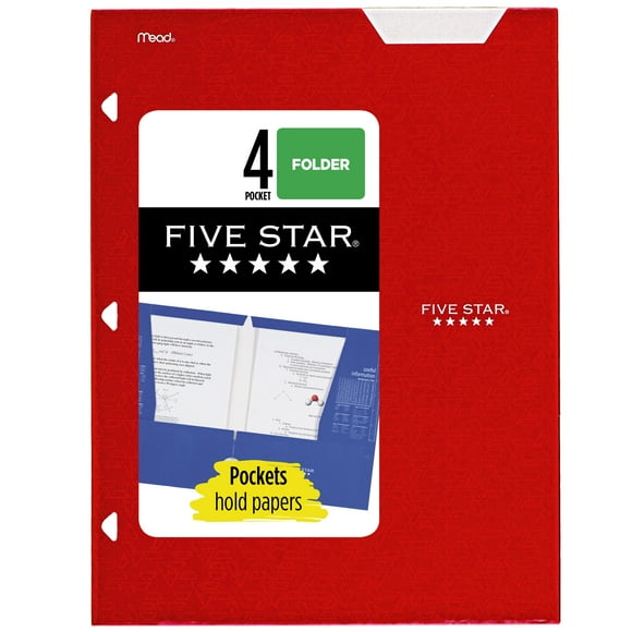 Pocket Folders in Folders | Red - Walmart.com
