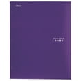 Five Star 4-Pocket Paper Folder, Royal Purple, Laminated Cover, 3-Hole ...