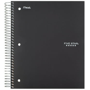 Five Star 1 Subject College Ruled Interactive Notebook, Color Choice ...