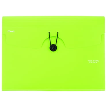 Five Star 5-Pkt Expanding File w Removable Files, Red - Walmart.com