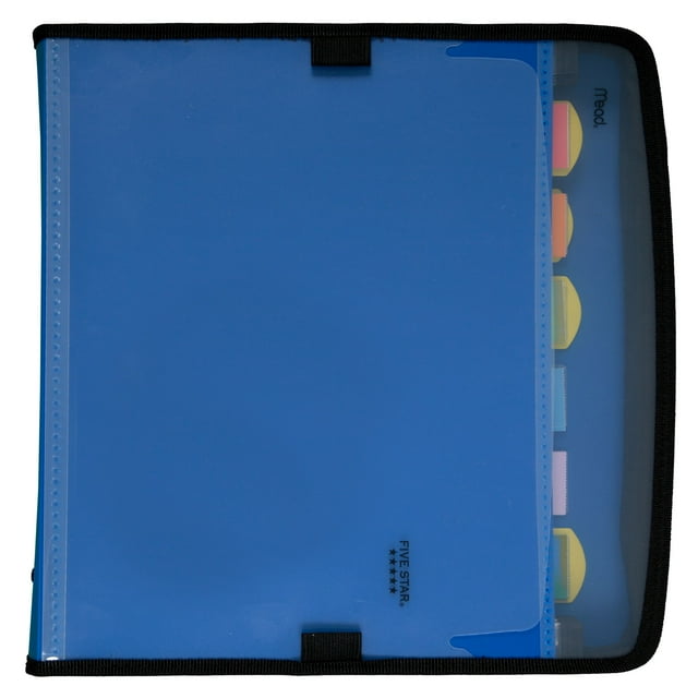 Five Star Sturdy 7-Pocket Expanding File with Colorful Tabs, 8 1/2" x ...