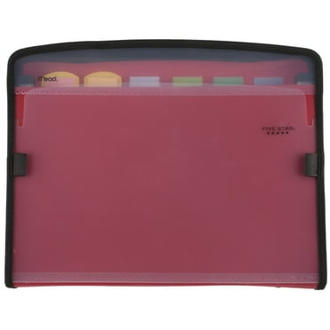 Five Star Sturdy 7-Pocket Expanding File with Colorful Tabs, 8 1/2" x ...