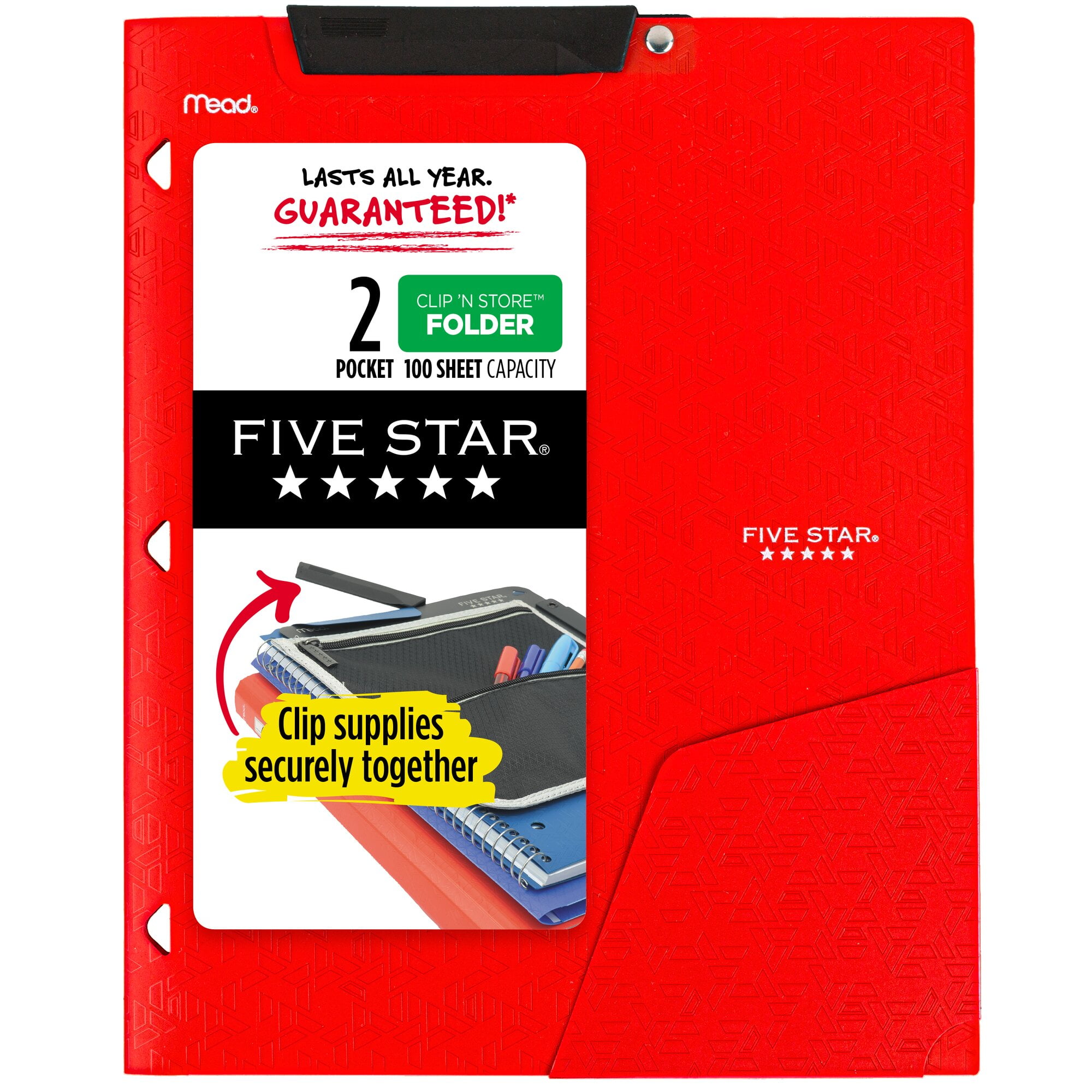 Red Pocket Folder