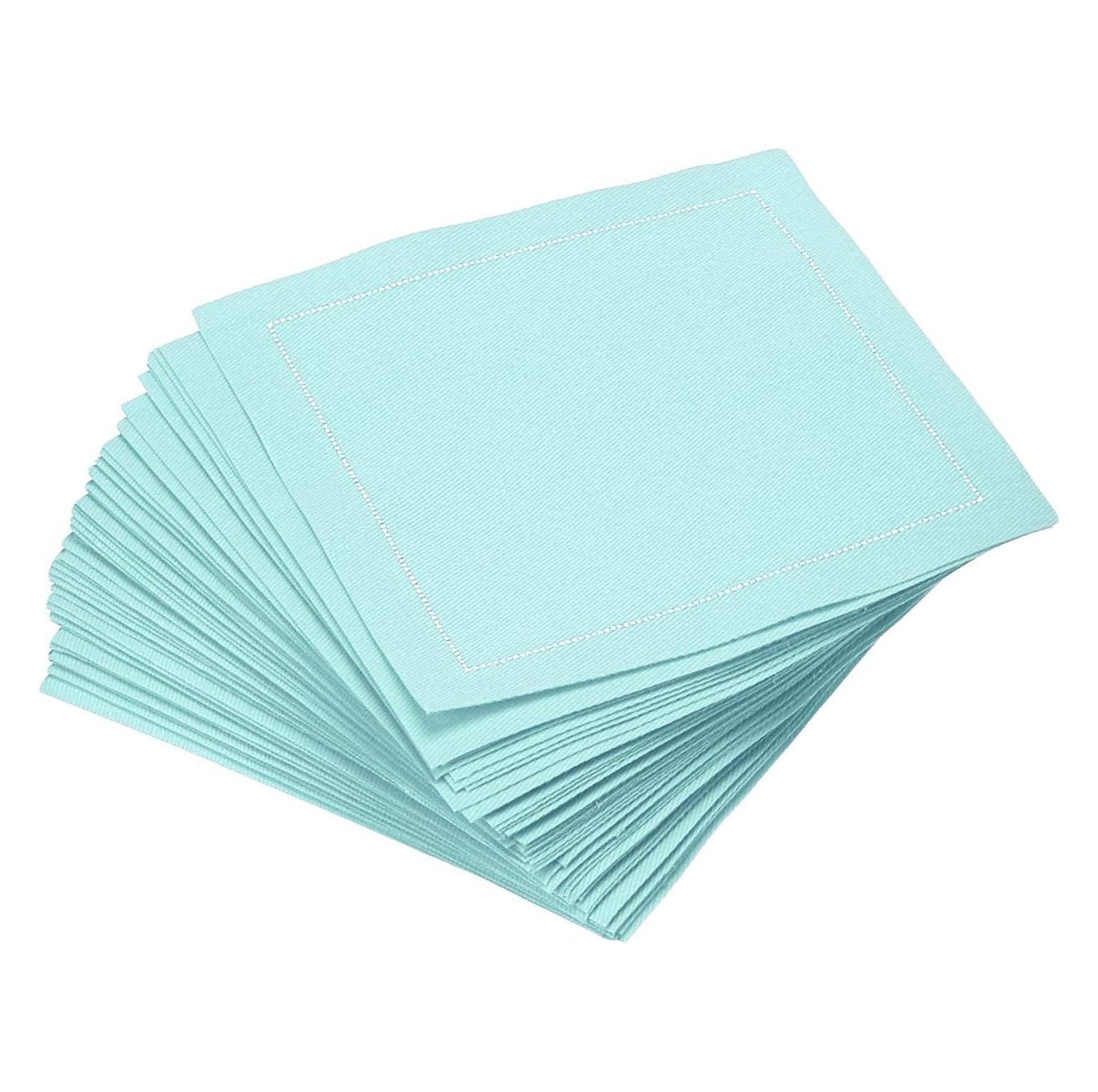 Five Star Cocktail Napkins, 50 Luxury Cotton Disposable Cocktail Party ...