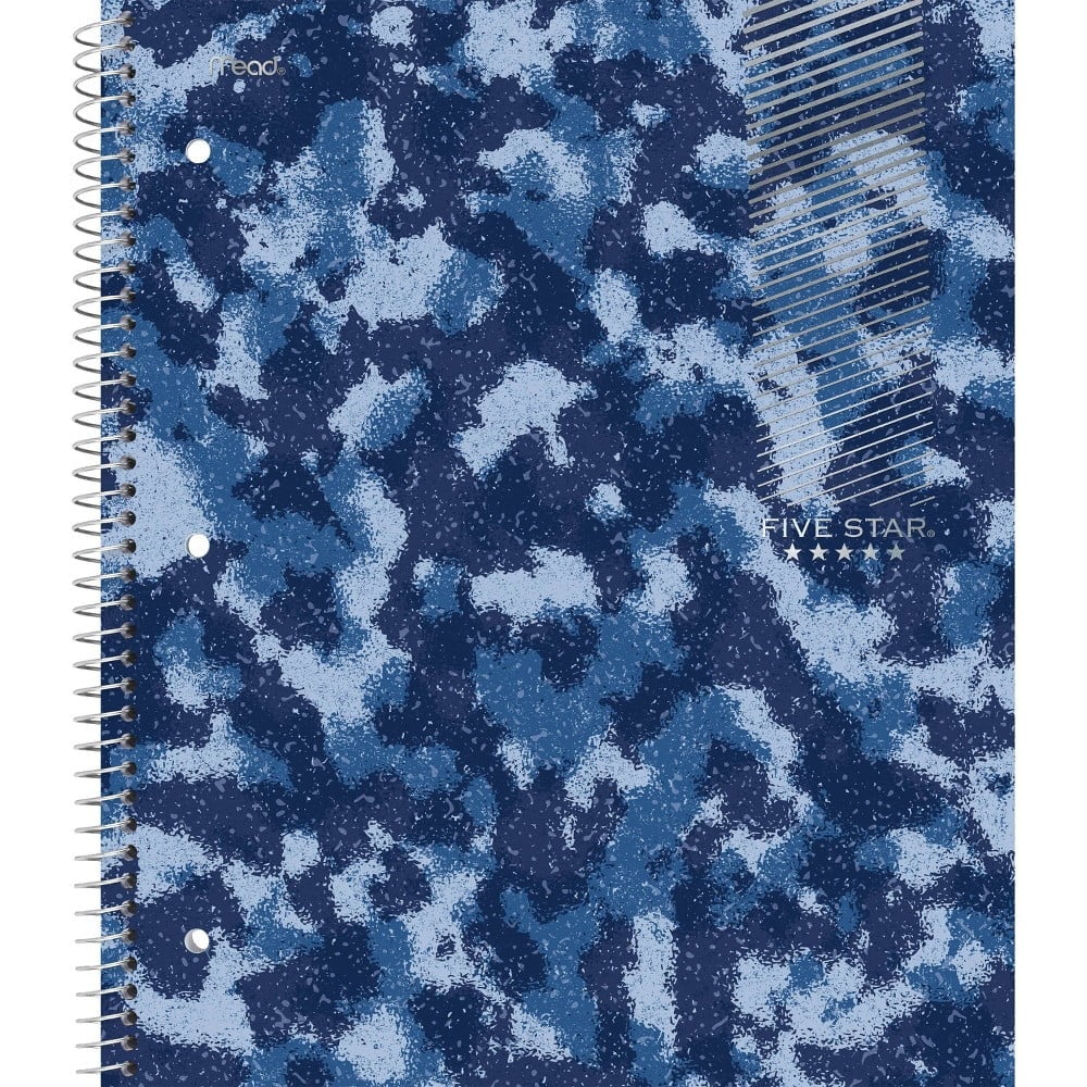Five Star College Ruled 1 Subject Endurance Spiral Notebook Camo ...