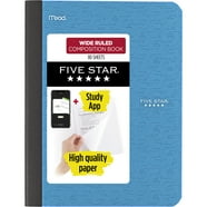 Bigidea Wide Ruled Examination Blue Book, 8" x 10", White, 24 Pages ...