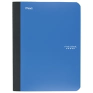 Top Flight Sewn Composition Book Black and White Marble Wide Rule 100 ...